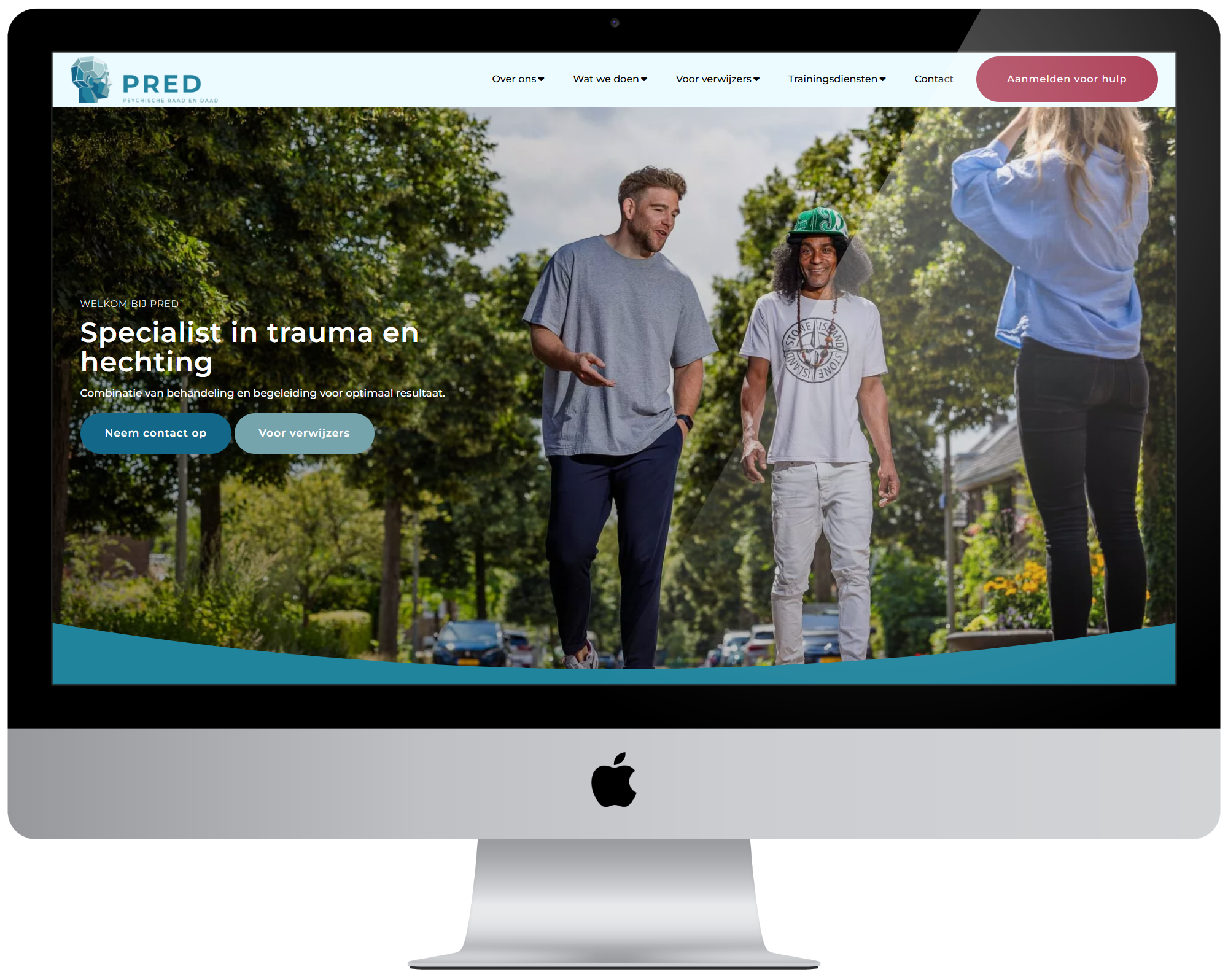 Nieuwe PRED website - Professionele mentale zorg online